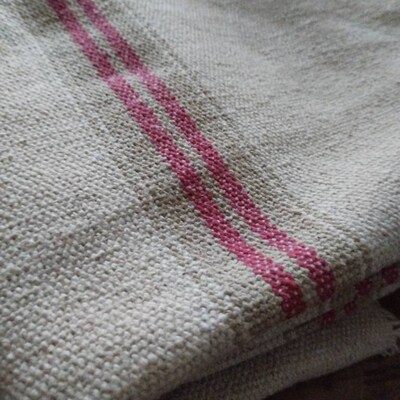 Heavy Weight Grain Sack Cotton Fabric by the Yard 550g/m2 Thick ...