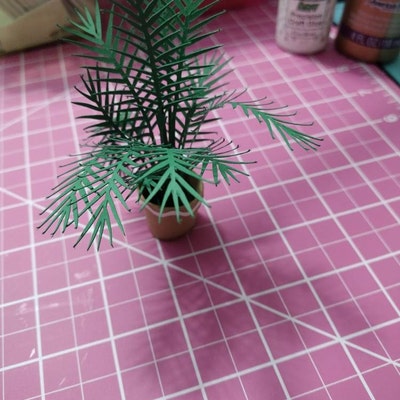 Paper Palm Tree Template DIY Tropical Printable Papercraft House Plant ...