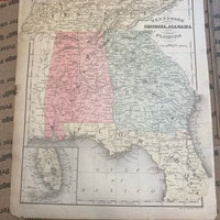 1866 Rare Antique Mcnally Map of the Western Hemisphere-handcolored ...