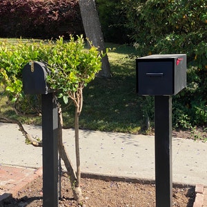 Metal Mailbox Post - Etsy