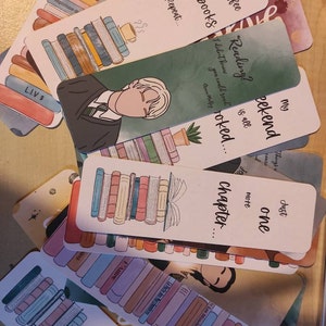 So Many Books... Bookmark Collection Individual or Set - Etsy
