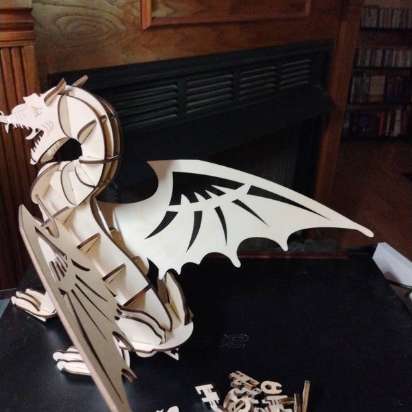 Laser Cut 3D Wooden Puzzle Loader Truck Toy Model Cdr Dxf Svg Ai Vector ...