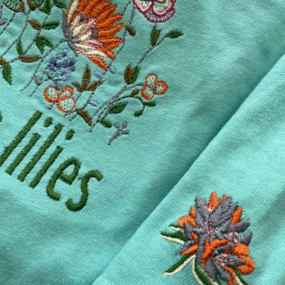 15 Flower Machine Embroidery Designs, Floral Embroidery, Embroidery ...