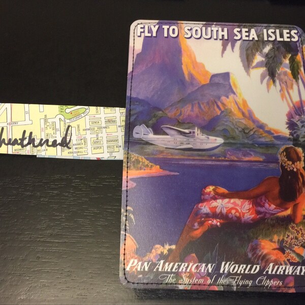 Slim Wallet- Hawaii Aloha Hula Postcard- Choose 1 - Etsy