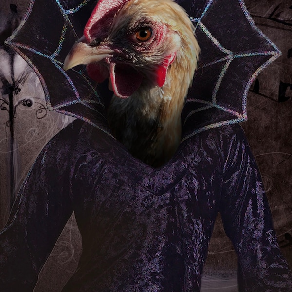 Custom Scary Pet Portrait . Custom Horror Pet Portrait . Halloween ...