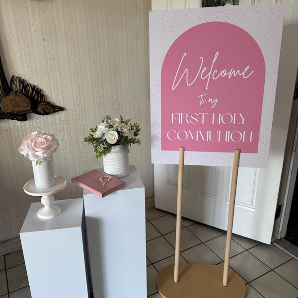 Foam Board Sign Stand Base, Raw Wood Ready for You to Paint Any Color ...