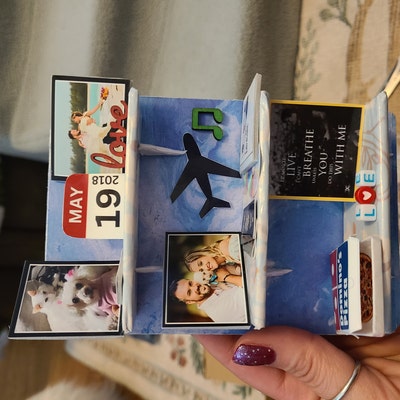 Personalized Photo Frame With Calendar and Message - Etsy