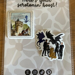 ACOTAR Inner Circle Sticker Feyre & Rhysand Licensed Sarah J Maas A ...