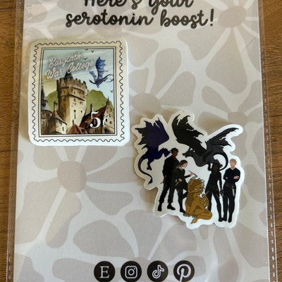 ACOTAR Inner Circle Sticker Feyre & Rhysand Licensed Sarah J Maas A ...