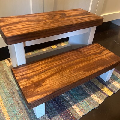 Large Step Stool Adult Size Stool Wooden Step Stool - Etsy