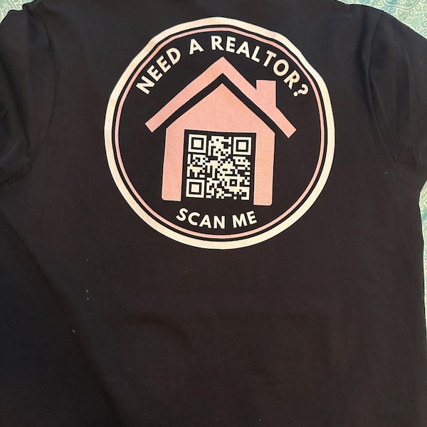 Custom Realtor QR Code Shirt | Local Home Finder Tee | Men’s Women’s ...