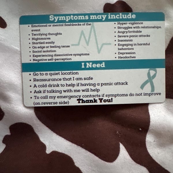 Postural Orthostatic Tachycardia Medical ID Card for Wallet, POTS ...