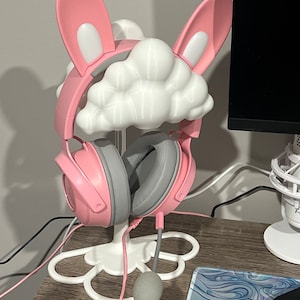 Cloud Headphone Stand Cute Kawaii Room Decor Gamer Girl PC Gaming ...