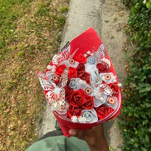 Spider-man Rose Bouquet - Etsy