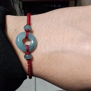Natural Blue Jade Bracelet Mother Day Gift for Her Adjustable - Etsy