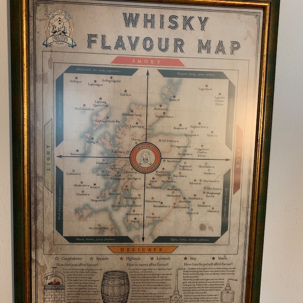 World Map Poster - Worldwide Whisky Map - Perfect Whisky Lover Gift - Etsy