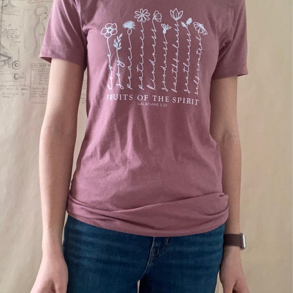 Fruits of the Spirit Shirt, Christian T-shirts, Bible Verse Shirts ...