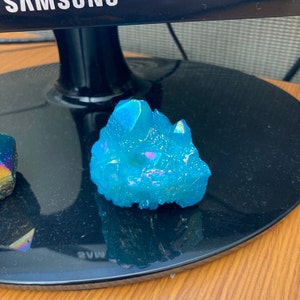 Blue Angel Aura Crystal Clusterangel Aura Quartz - Etsy