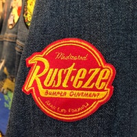 Rust-eze Logo From Disney & Pixar Cars Movie Fully Embroidered Sew-on ...