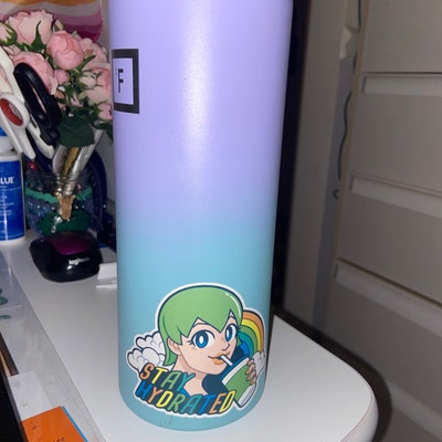 Anime stay Hydrated Sticker - Etsy