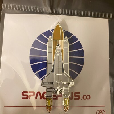 Artemis 1 Space Launch System SLS Rocket Enamel Pin Lapel Brooch NASA Scientist / Astronaut ...