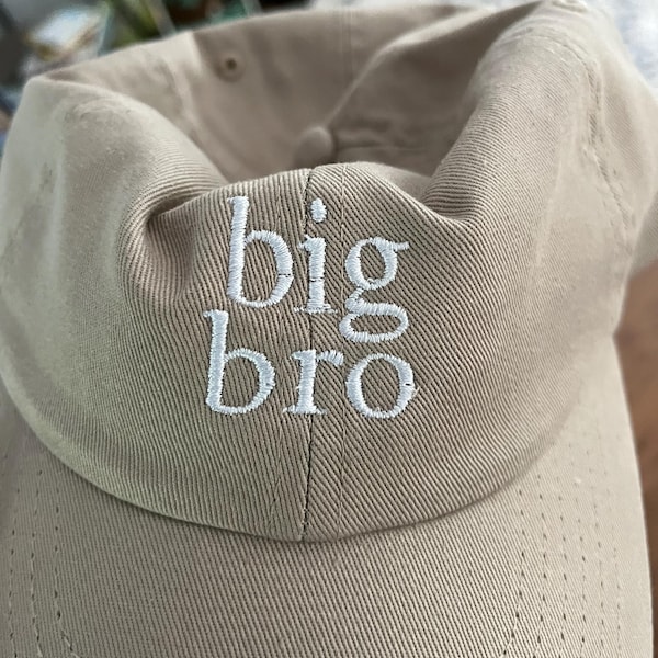 Big Bro, Big Sister Hat, Big Brother Baseball Caps, Classic Dad Hat ...