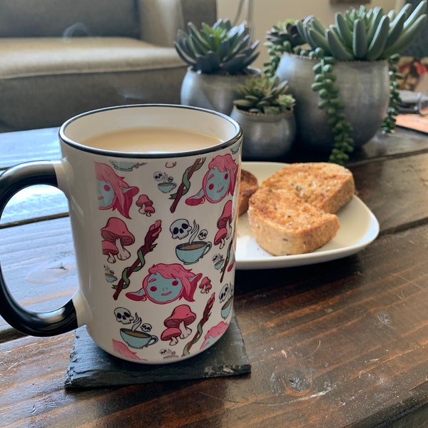 Caduceus Pattern Mug, Critical Role Themed Mug - Etsy