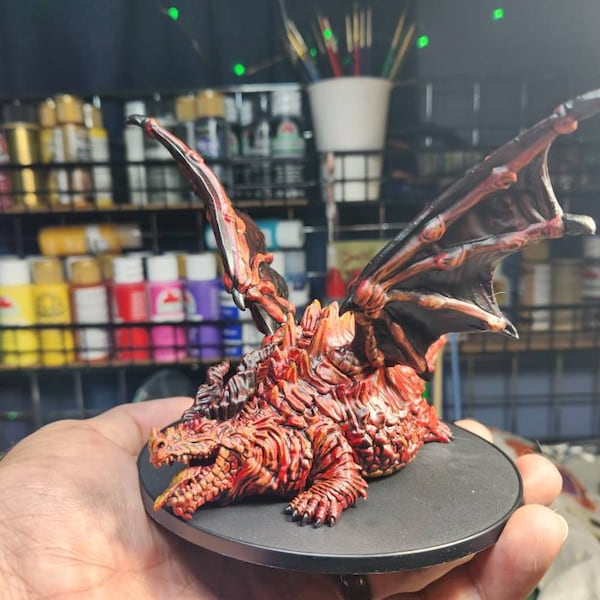 Themberchaud the Red Dragon Model for Dungeons and Dragons - Etsy