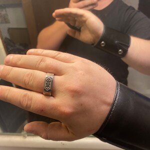 Parametric Design Handmade Sterling Silver Men Brutal Ring - Etsy