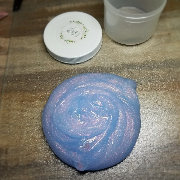 Fantasy Icey Slime Blue Scented Slime Clear Slime Scented Slime Glitter ...