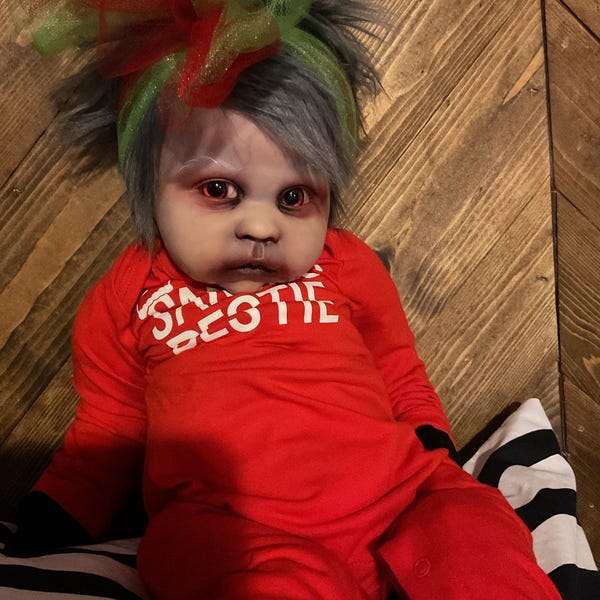 Chronic Art Dolls Creature Resin BJD & Reborn Doll Eyes With Black ...