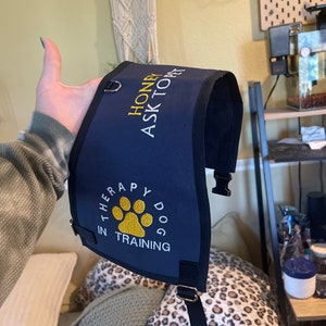 Emotional Support Cat Vest - Etsy