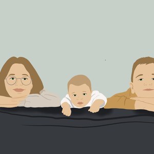 Senior. Graduation Gift. Custom Minimalist Portrait. Faceless Digital ...