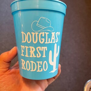 First Rodeo Birthday Party Cups First Birthday Party Cups - Etsy