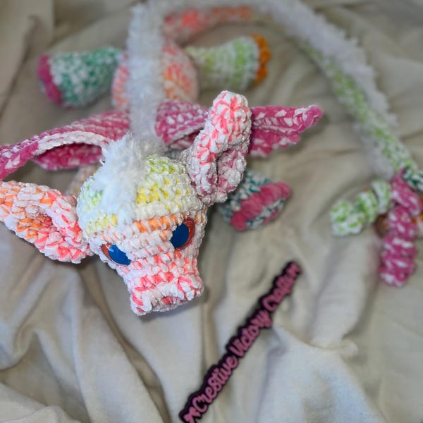 Jupiter the Dragon | PDF Crochet Amigurumi Pattern - Etsy