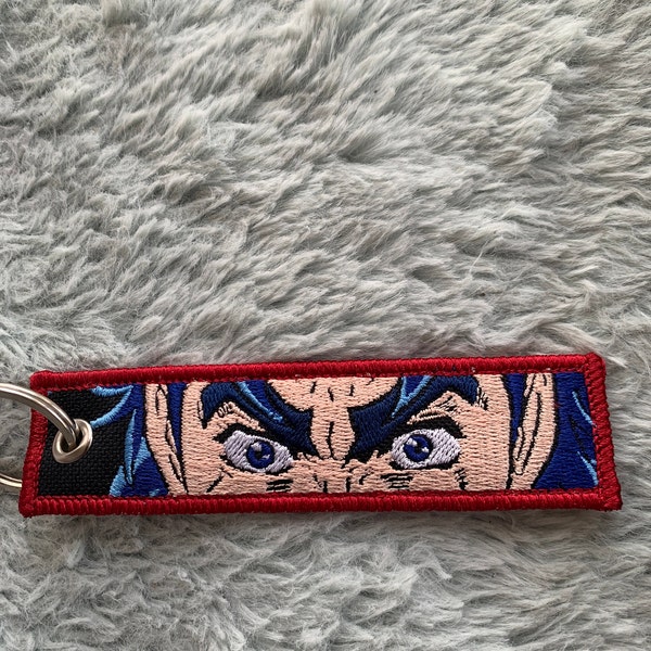 Key Tag - Embroidered on Both Sides - Anime Character - Jet Tag - Etsy