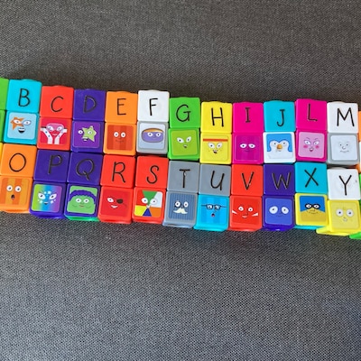 Alphablocks Face Stickers, Waterproof, Scratch and UV Resistant, Peel ...