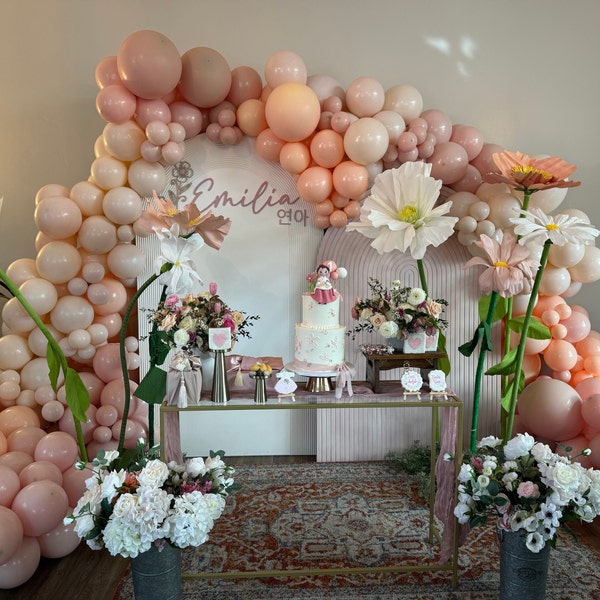 Personalized Backdrop Name Sign, Name Sign for First Birthday Party ...