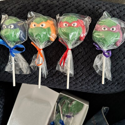 One Dozen Masked Turtle Lollipop Sucker Party Favors - Etsy
