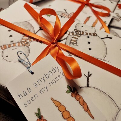 Baby's First Christmas Wrapping Paper Set Illustrated - Etsy