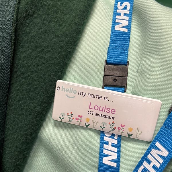 Resin Finish Hello My Name is Name Badge and Id Reel Personalised ...