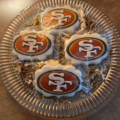 San Francisco 49ers Cookies, Superbowl Cookies - Etsy