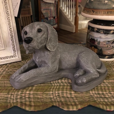 Beagle Statue, Concrete Dog Statues, Garden Decor, Pet Memorial, Garden ...