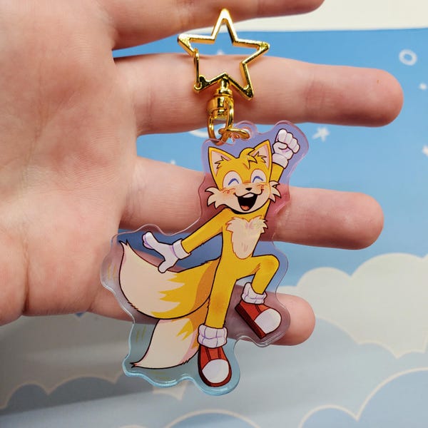 SONIC Character Acrylic Keychains! - Etsy