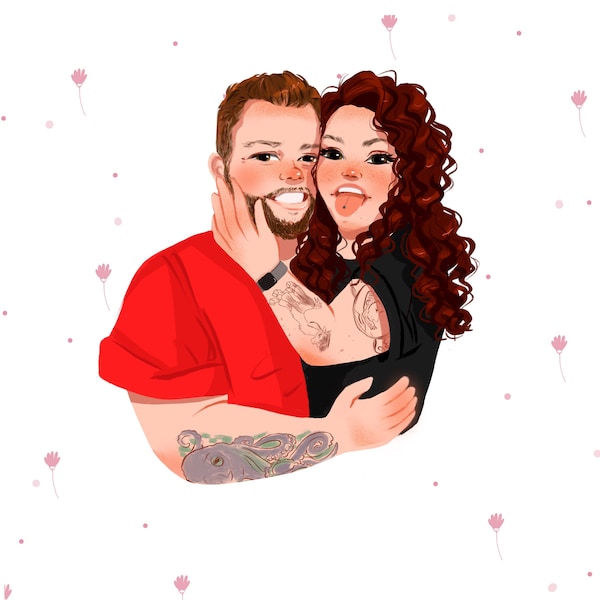 Custom Portrait Cartoon,cartoon Portrait From Photo,avatar,profile ...