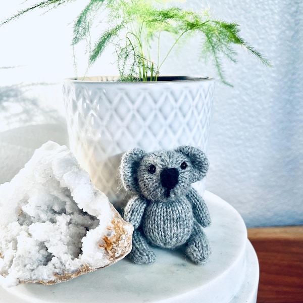 Teddy Bear, KOALA Bear Knitting PATTERN PDF, Knitted Animal Toy, 15cm ...