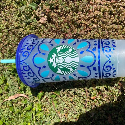Traditional Talavera Tiles Inspired Starbucks Cup Wrap - Etsy