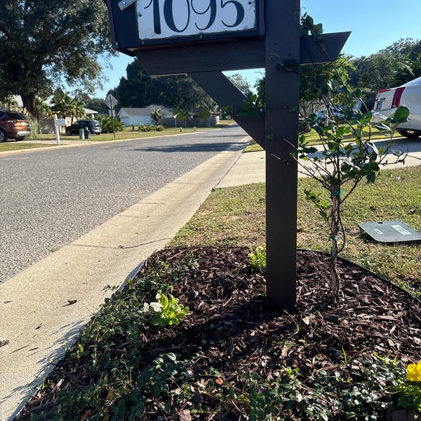 Rustic Address Sign, House Numbers, Mail Box Plaque , Shabby Farmhouse ...