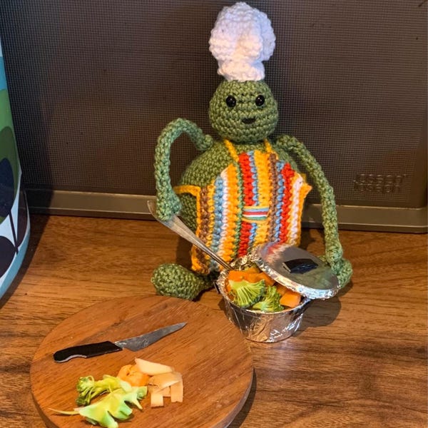 Tiny Chef Crochet Pattern PDF | ENGLISH | Amigurumi | Toy | Handmade ...
