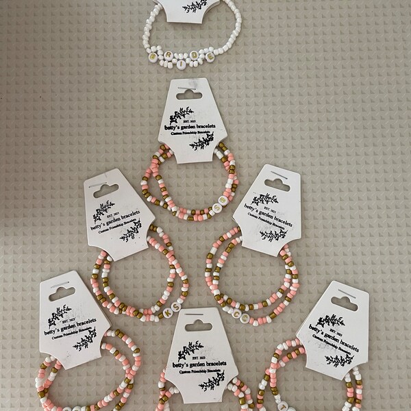 Self Care Bracelet Bundles, Mental Health/positive Affirmation Bracelets, Mental Health Bracelet ...